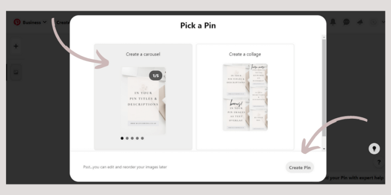 How to Create a Carousel Pin on Pinterest